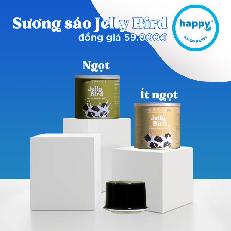 Thạch sương sáo đóng hộp Jelly Bird - Happy PTMart Sẻ chia là giá trị ...
